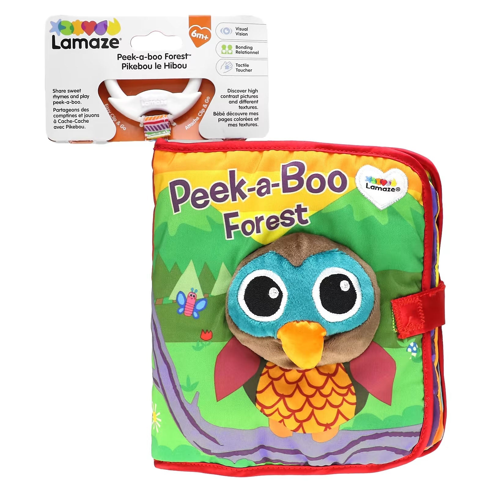 Tomy Lamaze Peek A Boo Forest Cloth Book – Elephant's Trunk