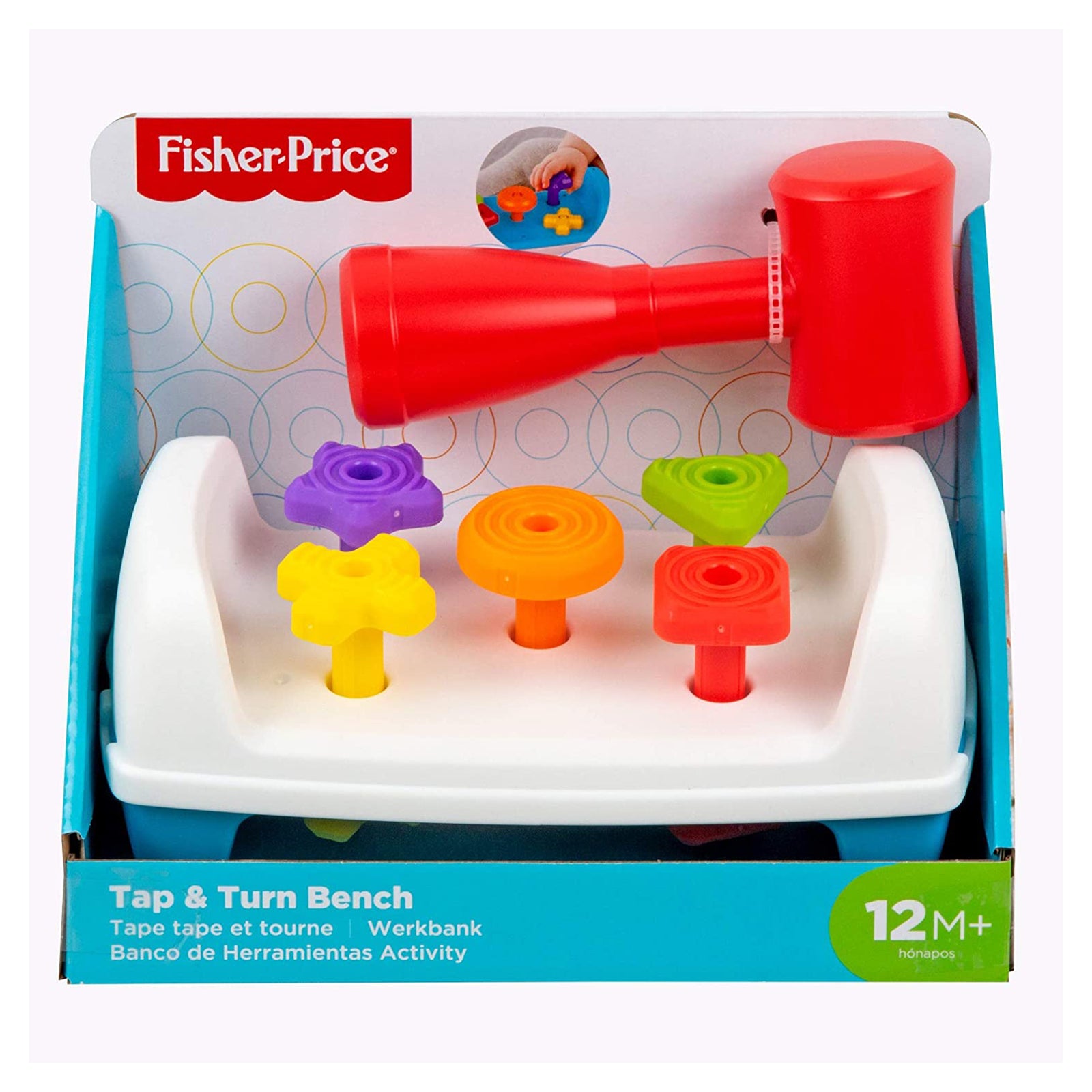 Fisher Price Tap And Turn Bench Set – Elephant's Trunk