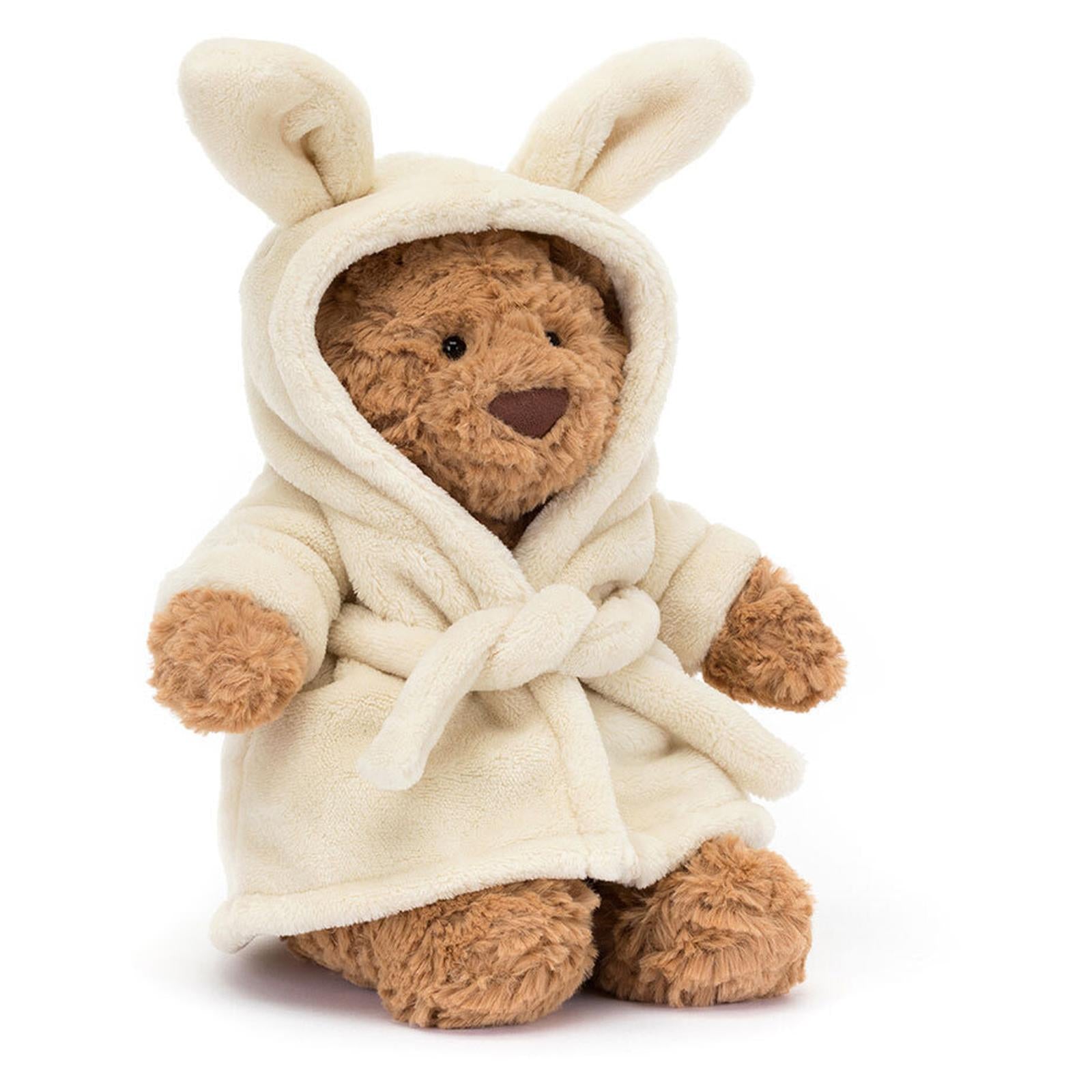 Jellycat Bartholomew Bear Bathrobe 10 Inch Plush Figure – Elephant's Trunk