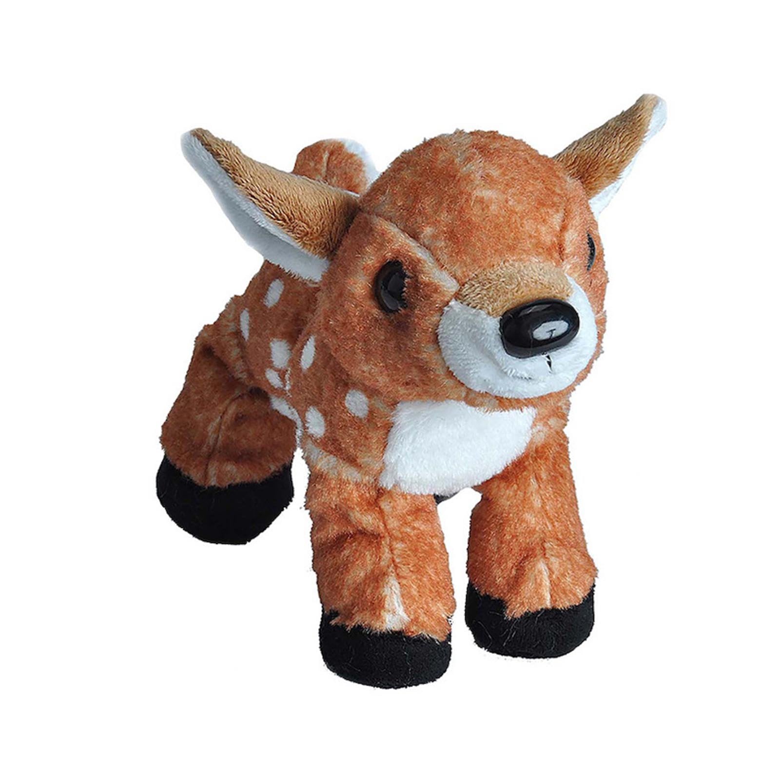 Wild Republic Hug'ems Mini Fawn Animal 7 Inch Plush – Elephant's Trunk