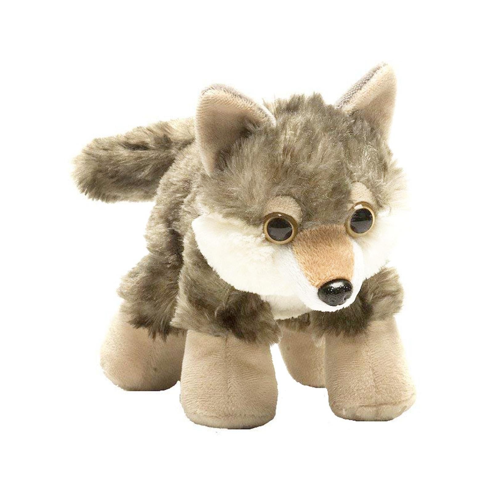 Wild Republic Hug'ems Mini Wolf 7 Inch Animal Plush Figure – Elephant's ...