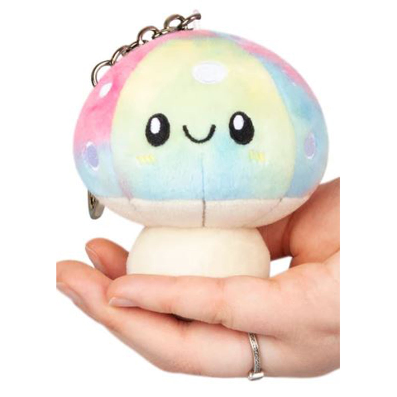 Squishable Micro Pastel Tie Dye Mushroom 3 Inch Plush Keychain ...