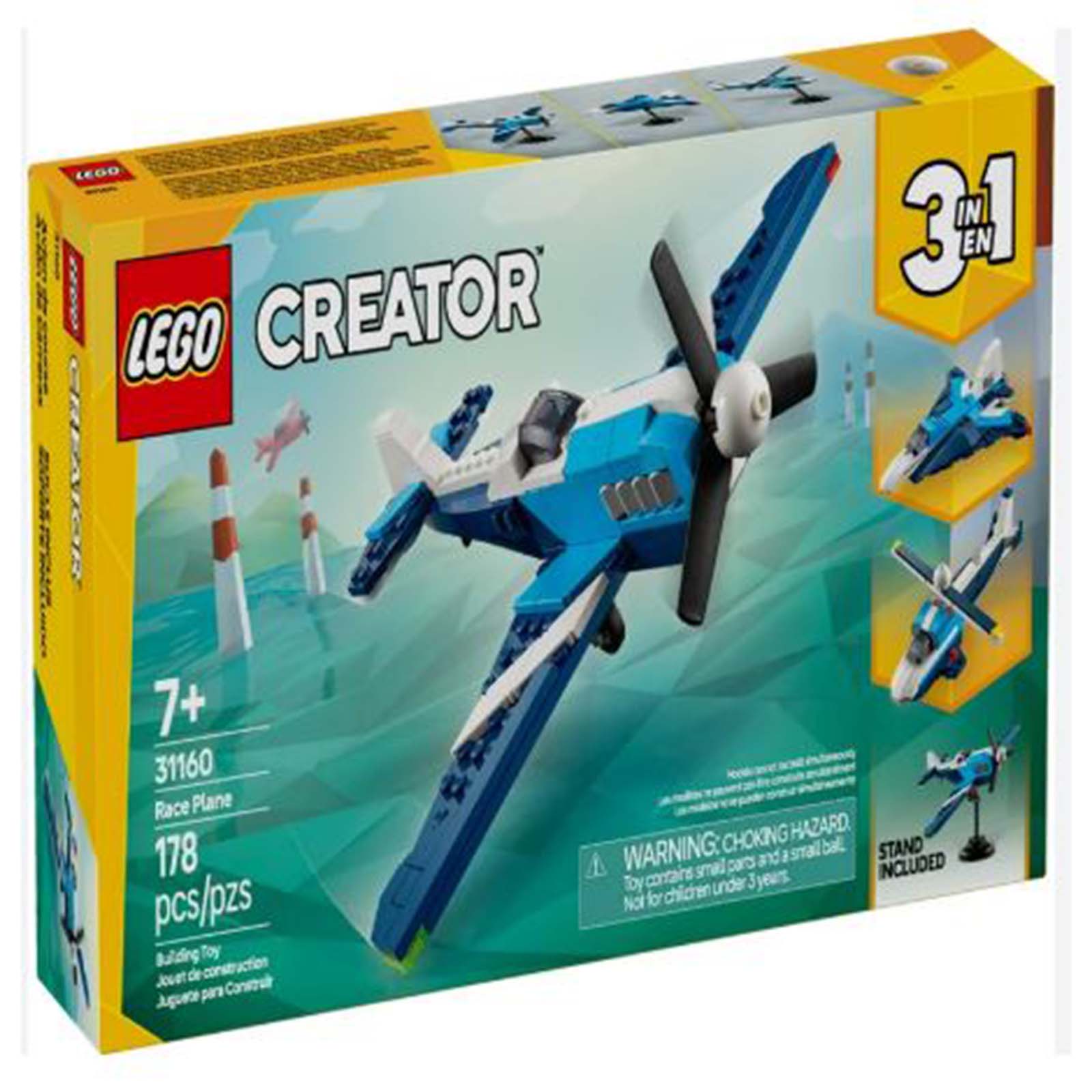 LEGO® Creator Aircraft: Race Plane Building Set 31160 – Elephant's Trunk