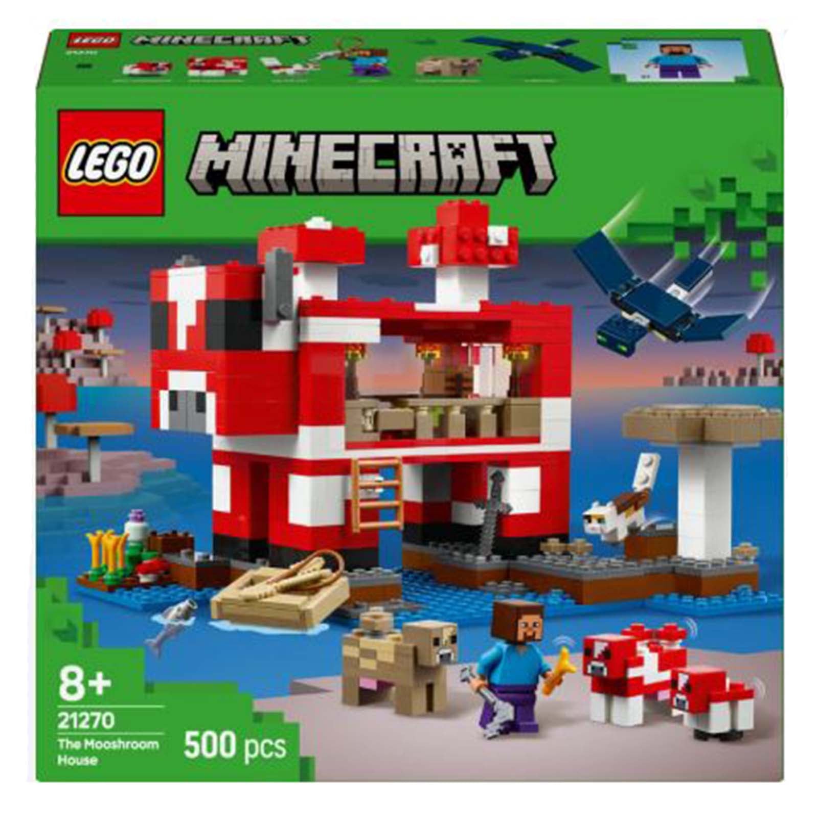 LEGO® Minecraft The Mooshroom House Building Set 21270 – Elephant's Trunk