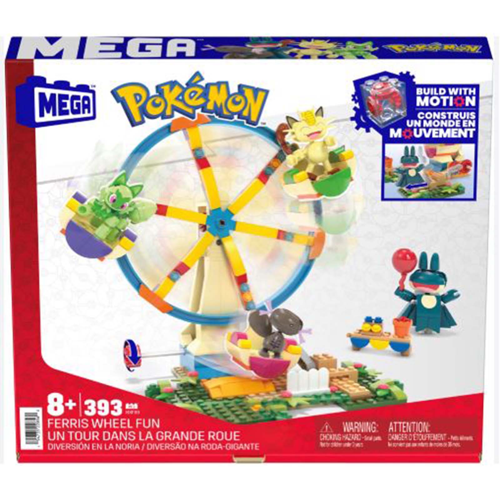 Mega Pokemon Ferris Wheel Fun Building Set – Elephant's Trunk