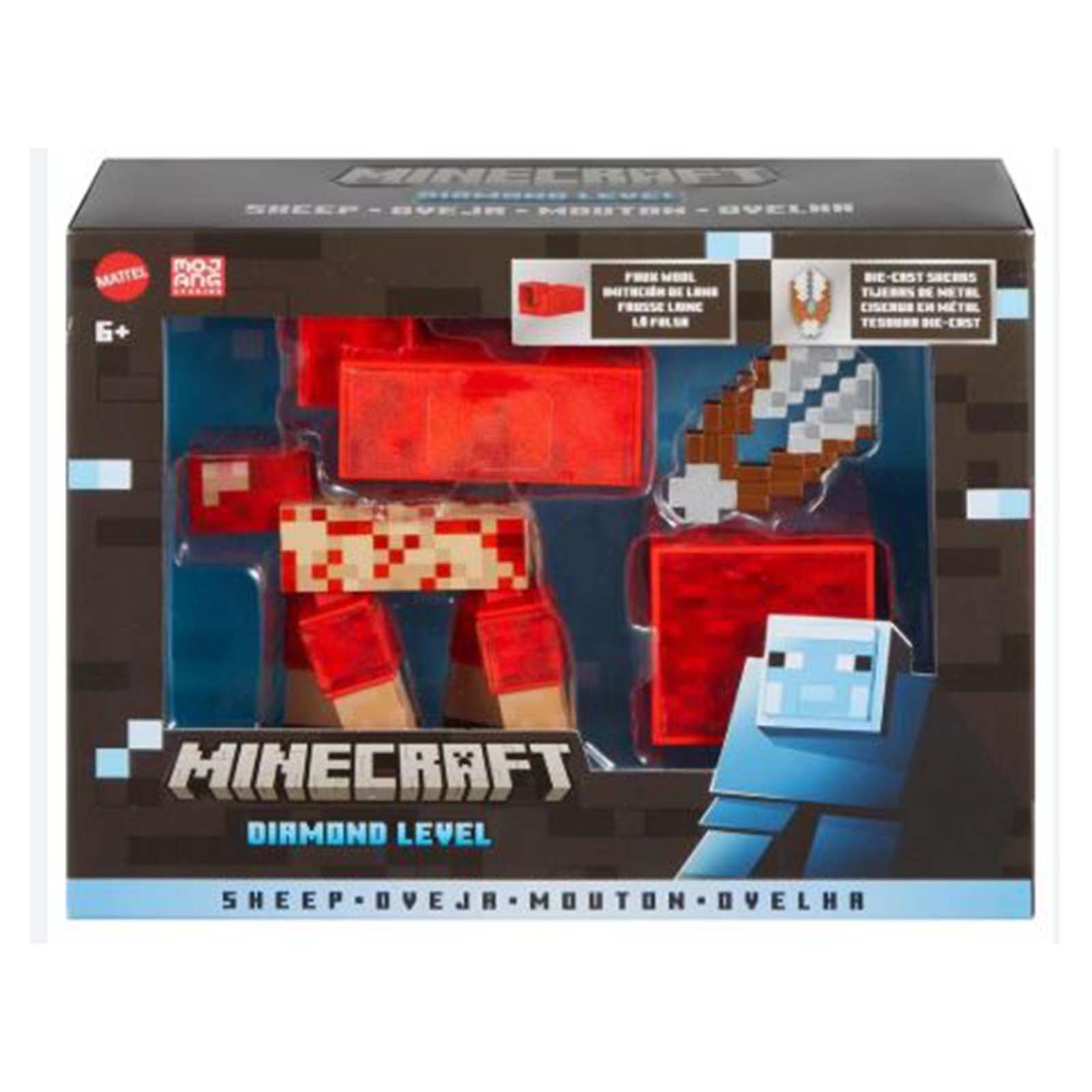 Mattel Minecraft Diamond Level Sheep Figure Set – Elephant's Trunk