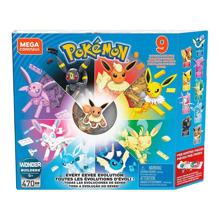Mega Construx Pokemon Every Eevee Evolution Building Set – Elephant's Trunk