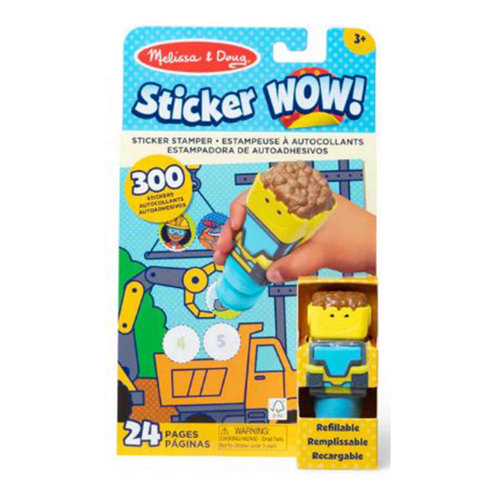 Melissa And Doug Sticker WOW! Bulldozer Activity Pad – Elephant's Trunk
